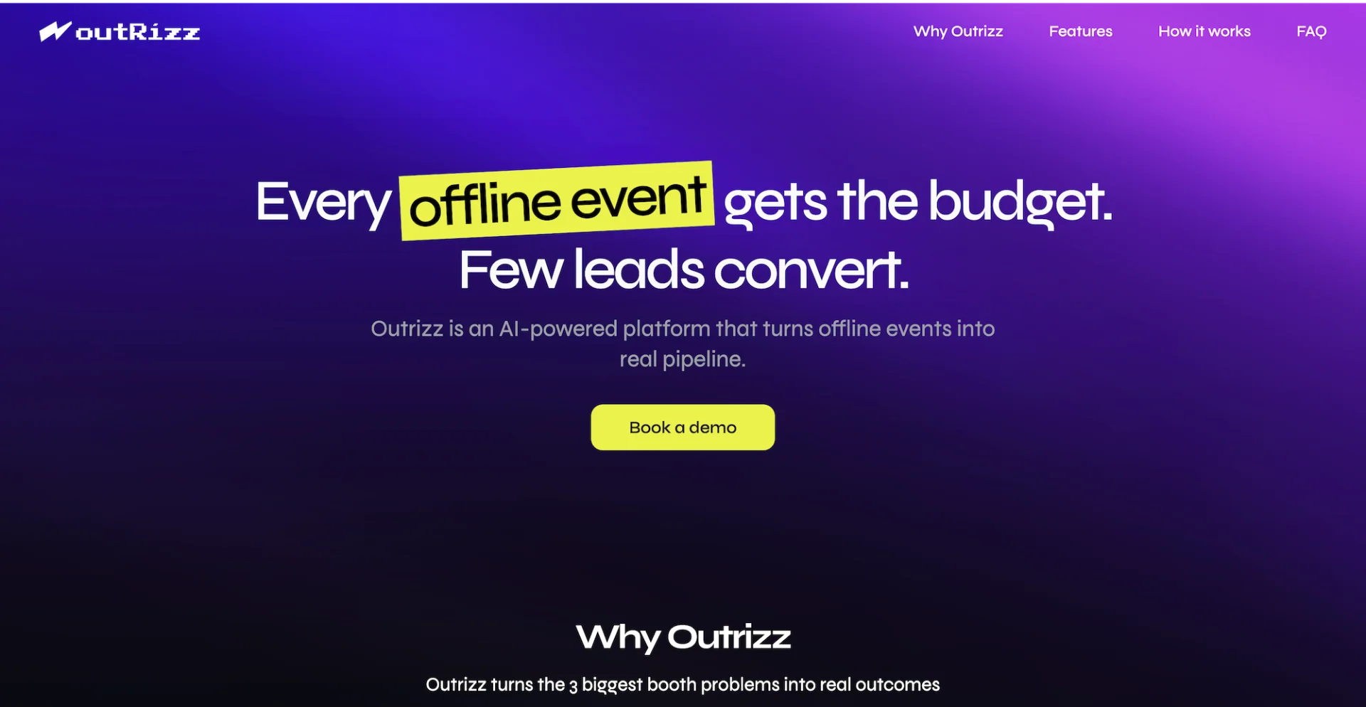 Outrizz AI: Event Engagement Platform | Andrey Markin